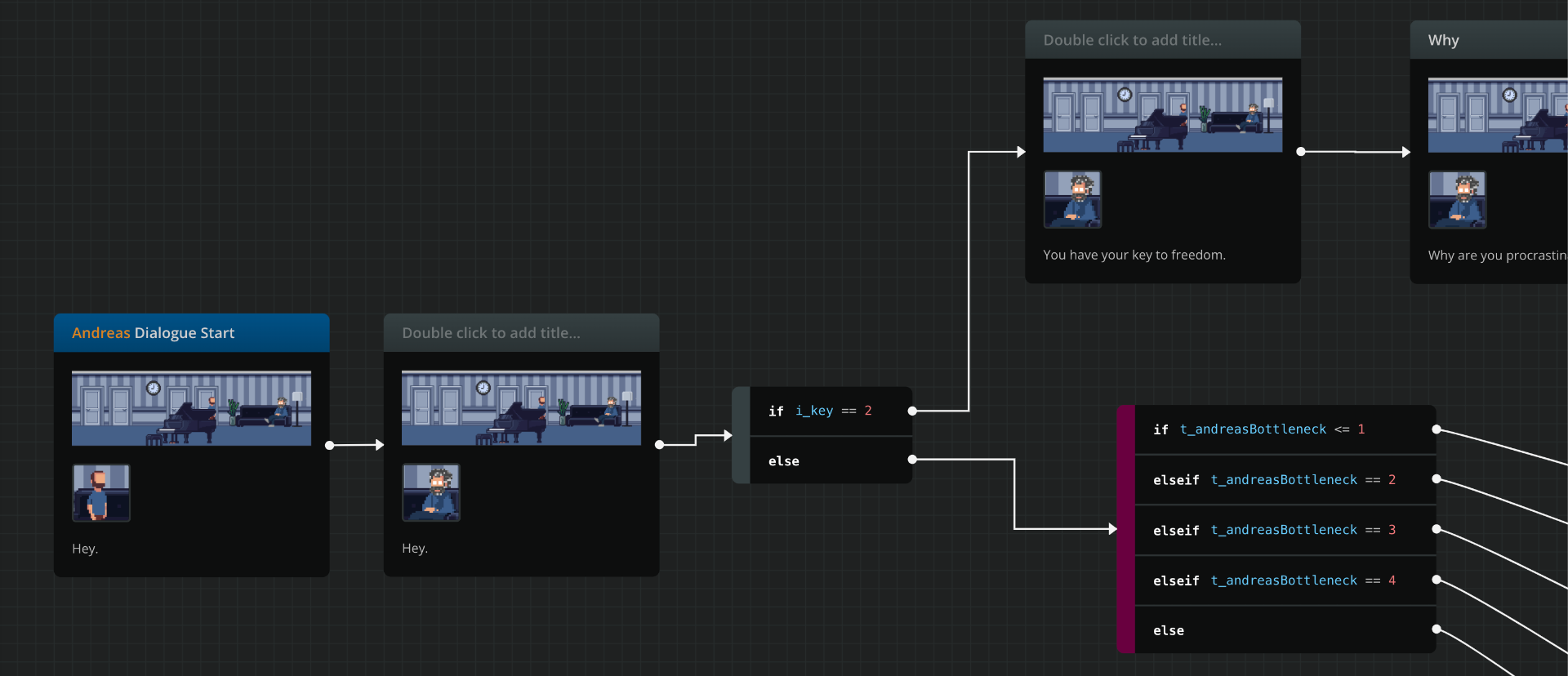 Advanced Arcweave branches
